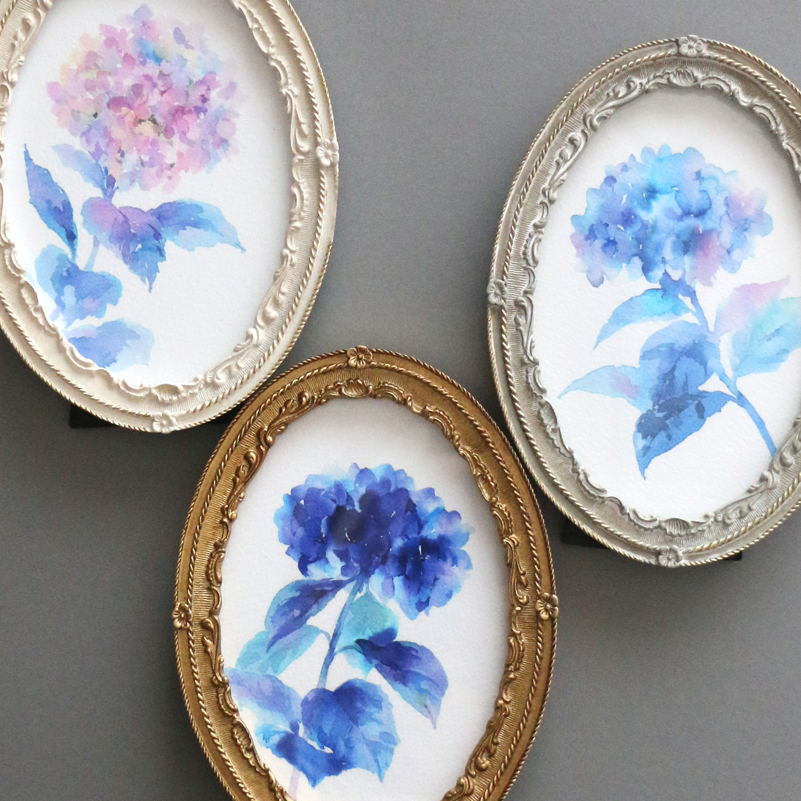 紫陽花 原画販売 | Chikako Mitsui｜Illustrator